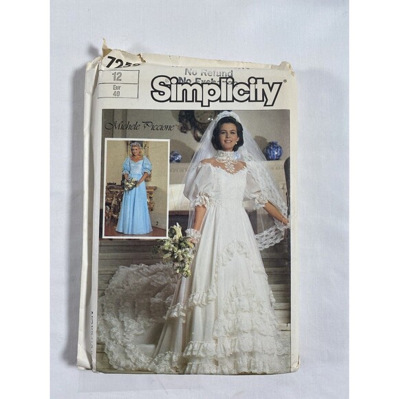 Simplicity | Other | Vtg 985 Simplicity Sewing Pattern 7259 Miss ...